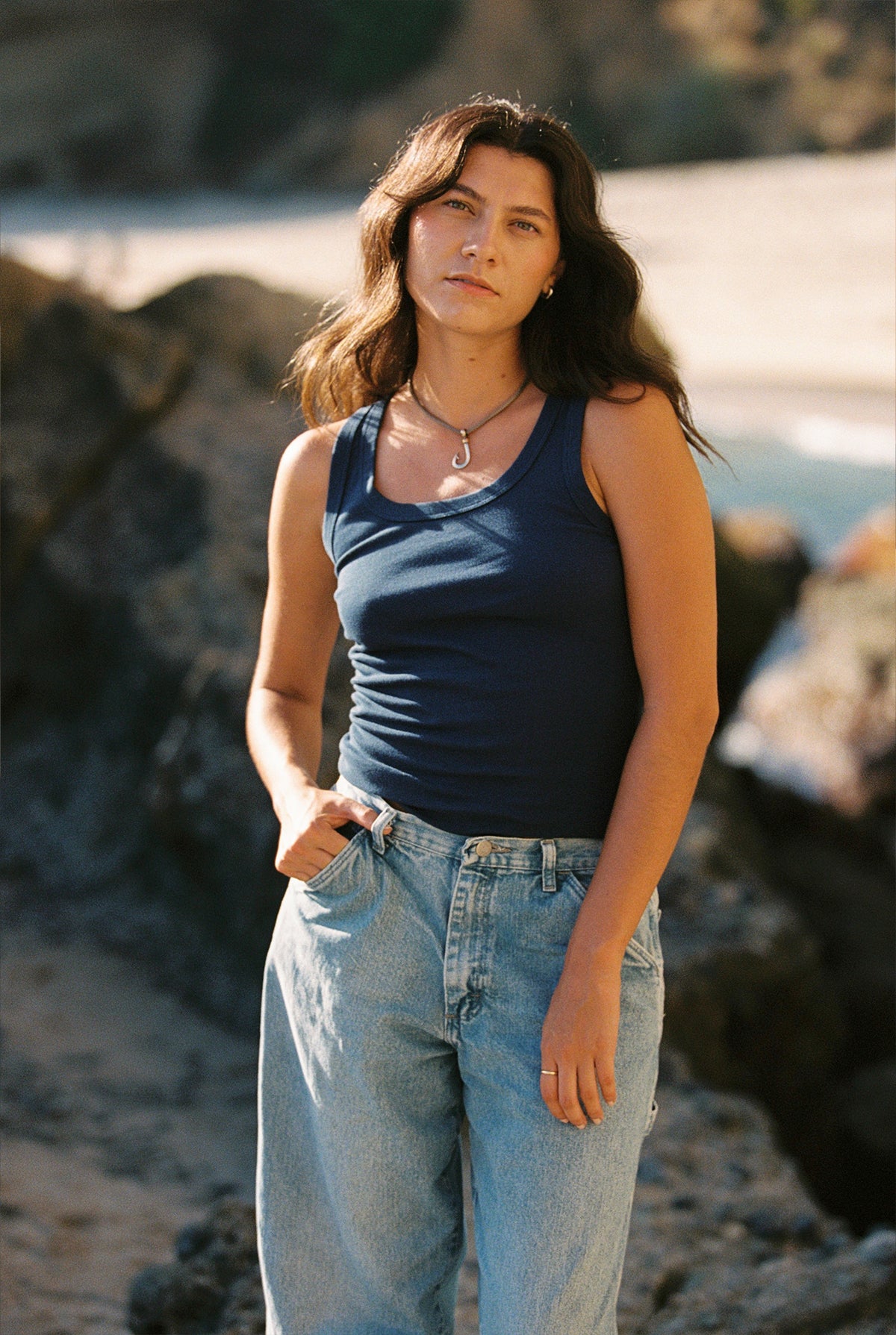 Organic Cotton Rib Tank Top | GOTS Certified Organic Cotton – LA RELAXED