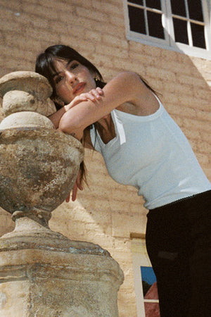 Organic Cotton Rib Tank Top | GOTS Certified – LA RELAXED